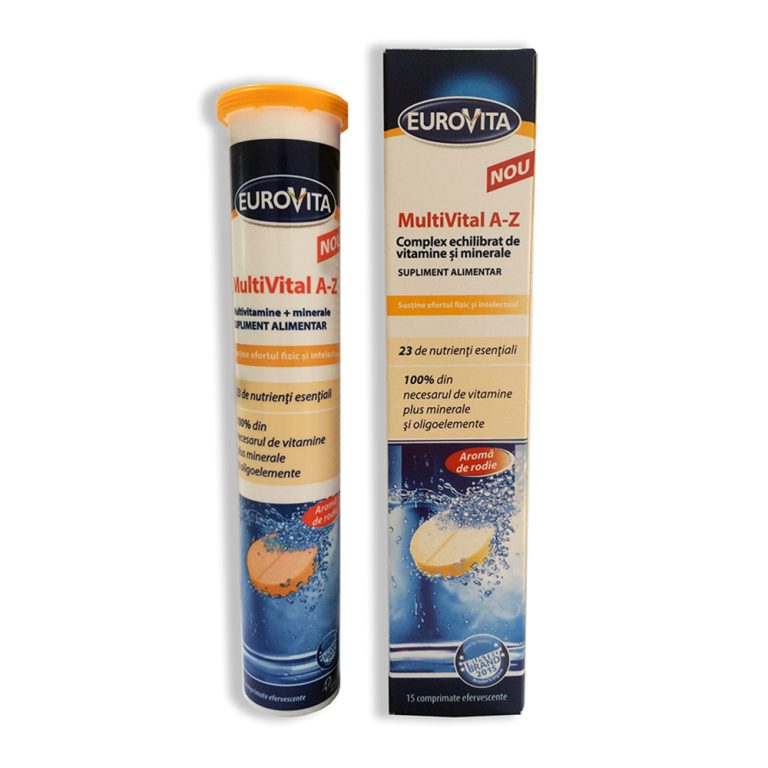 Dr.Max: MultiVital A-Z, 15 comprimate efervescente, Eurovita - Sivy.ro
