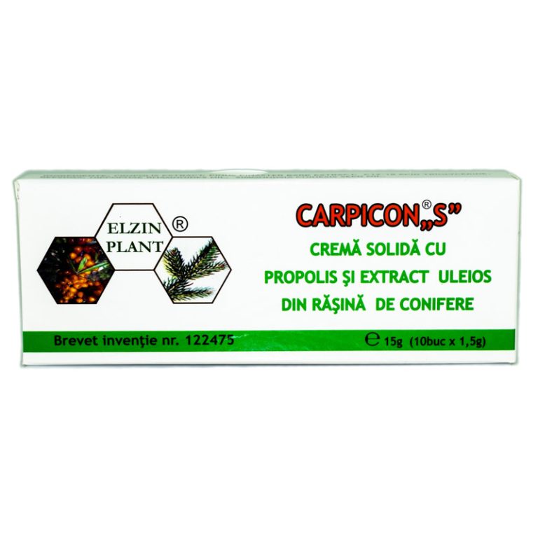 Dr.Max: Supozitoare Carpicon S, blister 10 bucati x1,5g, Elzin Plant ...