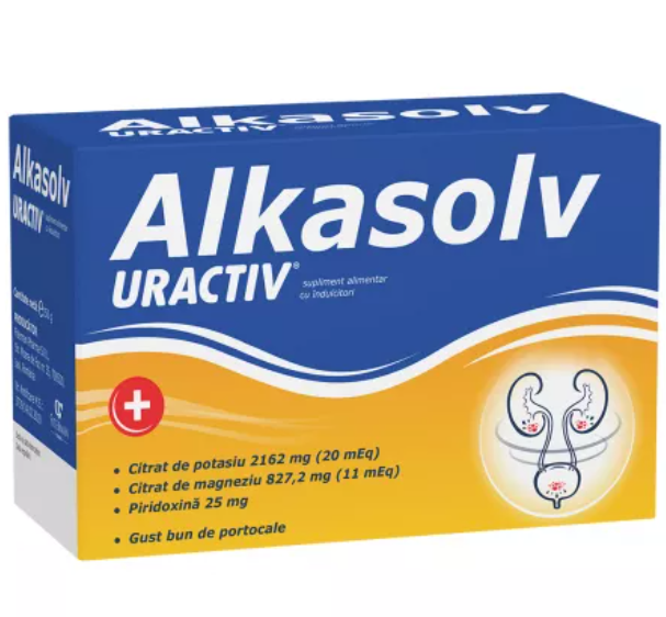 Dr.Max: Uractiv Alkasolv, 30 plicuri, Uractiv - Sivy.ro