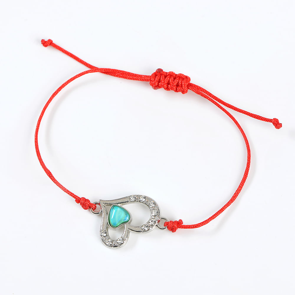 Martisoare MeliMelo: Bratara martisor cu inima argintie - Sivy.ro